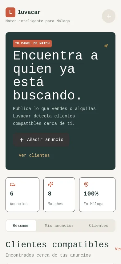 Luvacar Match App