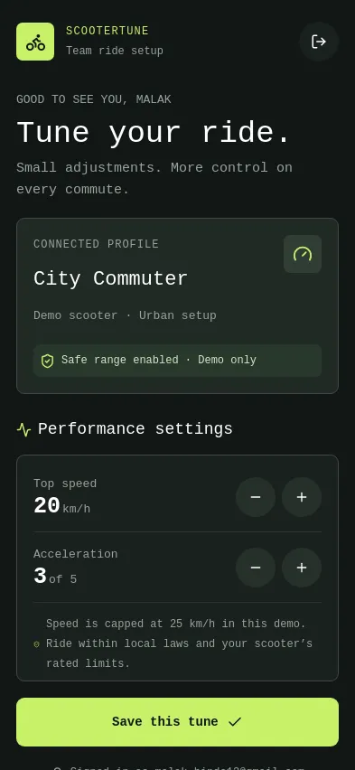 ScooterTune