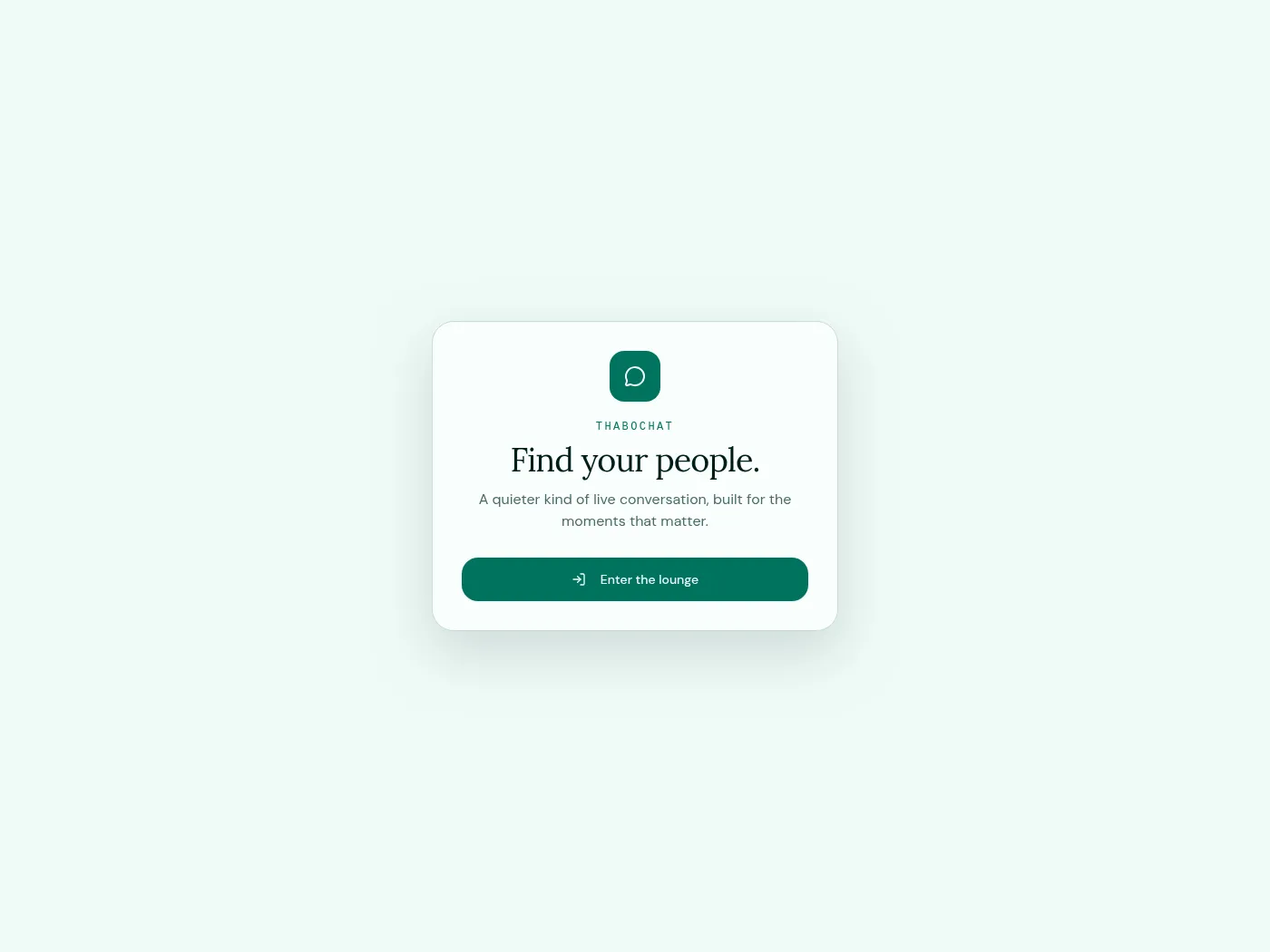 ThaboChat Live Chat