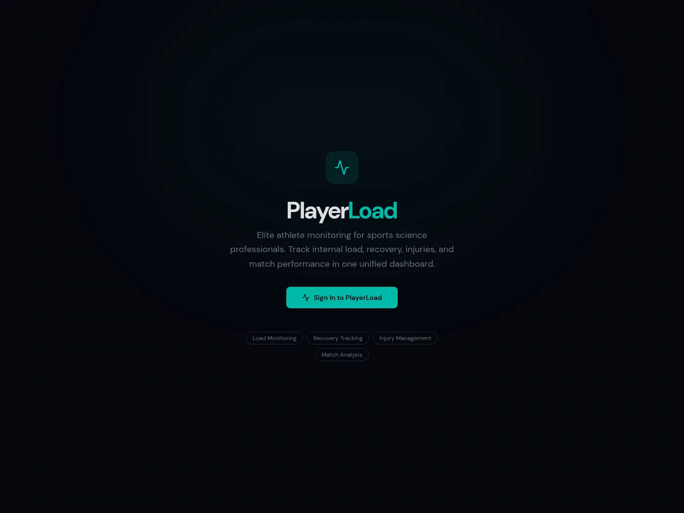 PlayerLoad Tracker