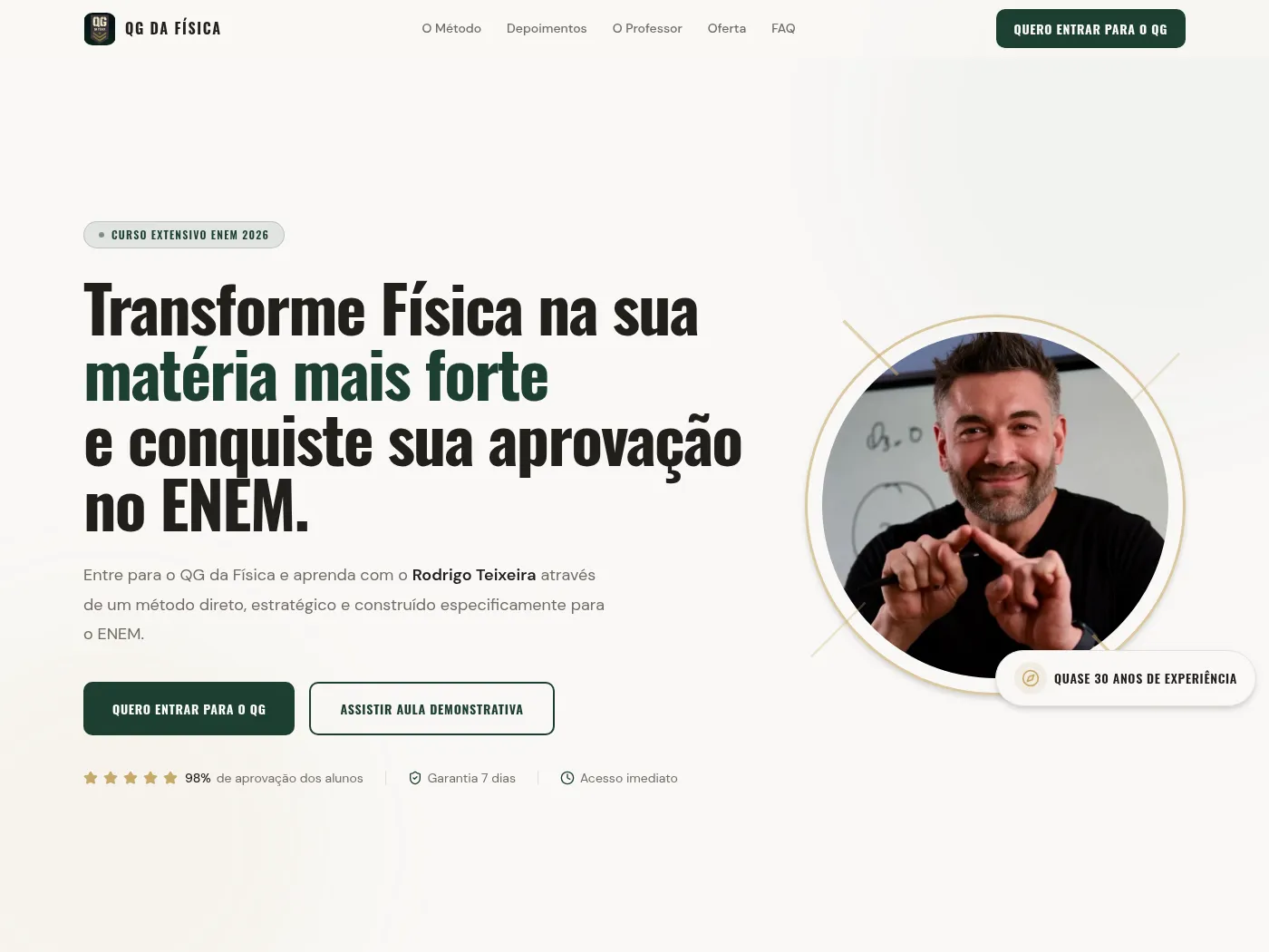 QG da Física Landing