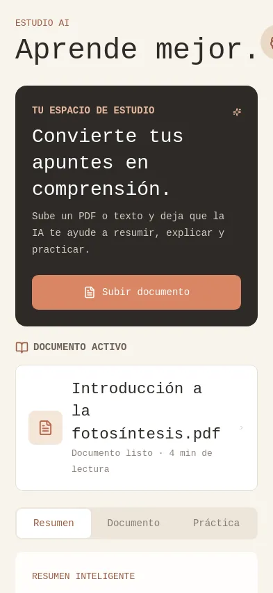 Estudio AI Móvil