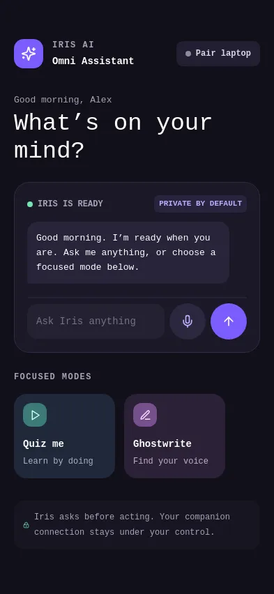 Iris AI Omni Assistant