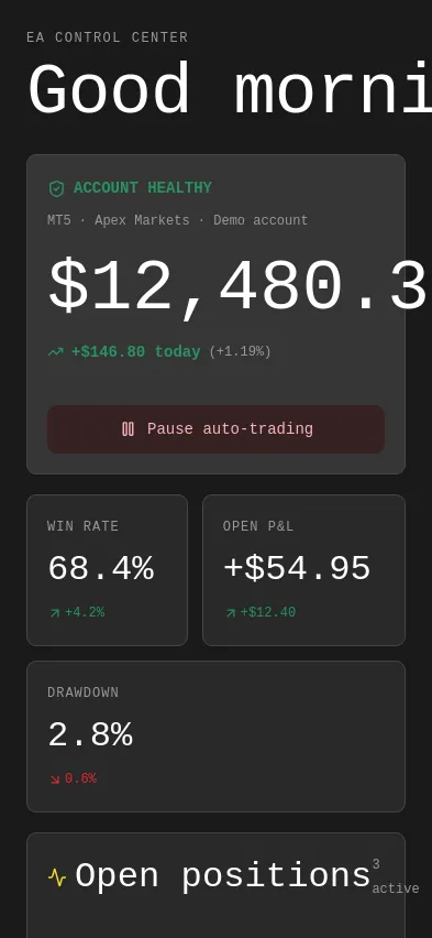 EA Trading Bot Mobile