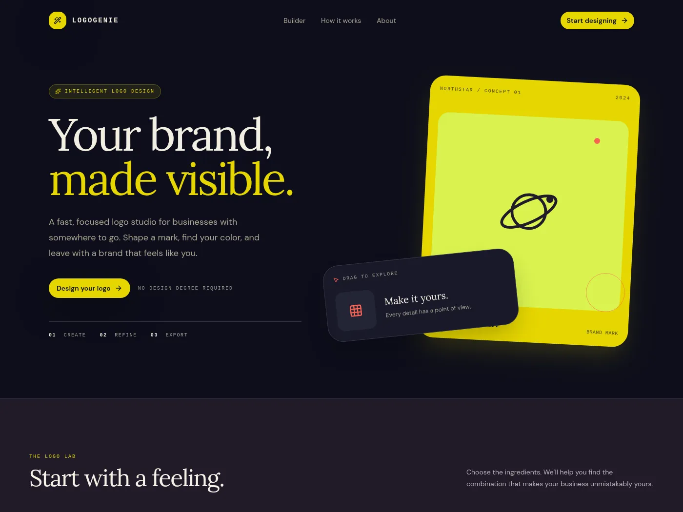 LogoGenie Website