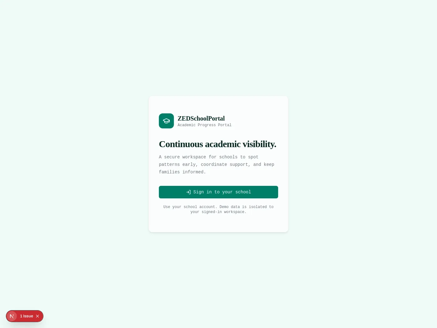 ZEDSchoolPortal