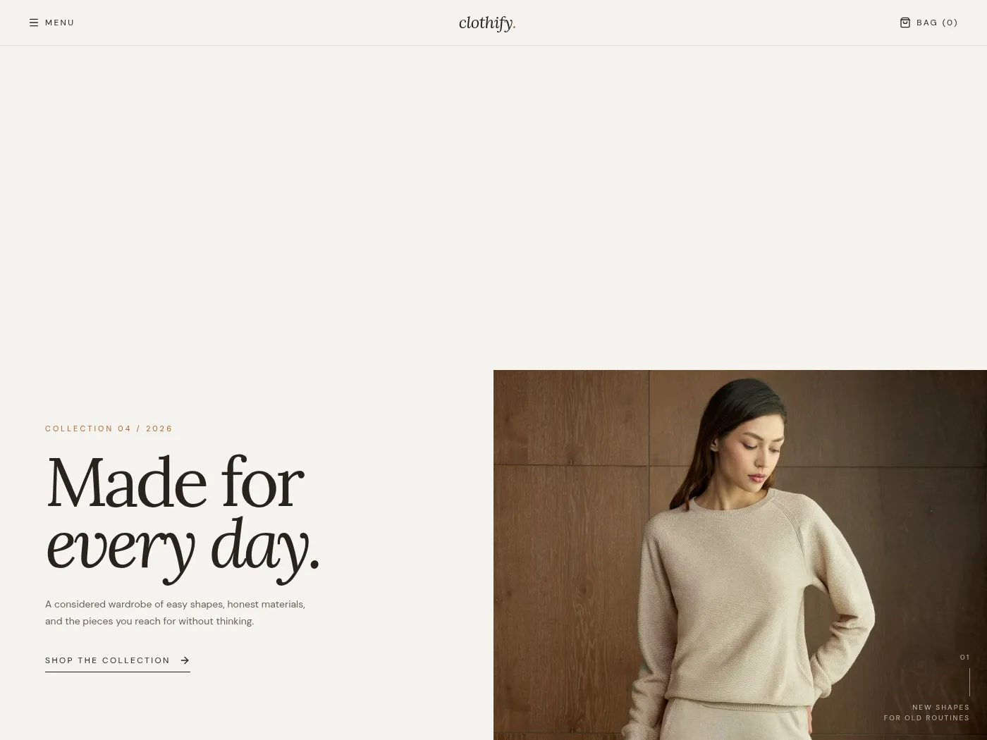 Clothify SaaS Platform