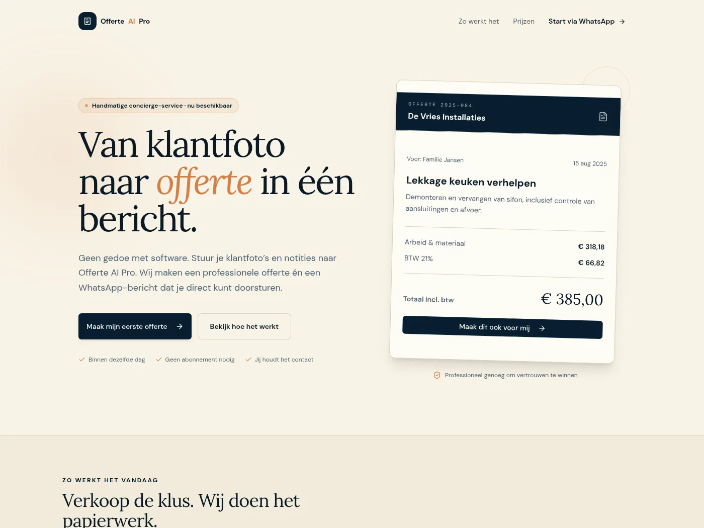 Offerte AI Pro