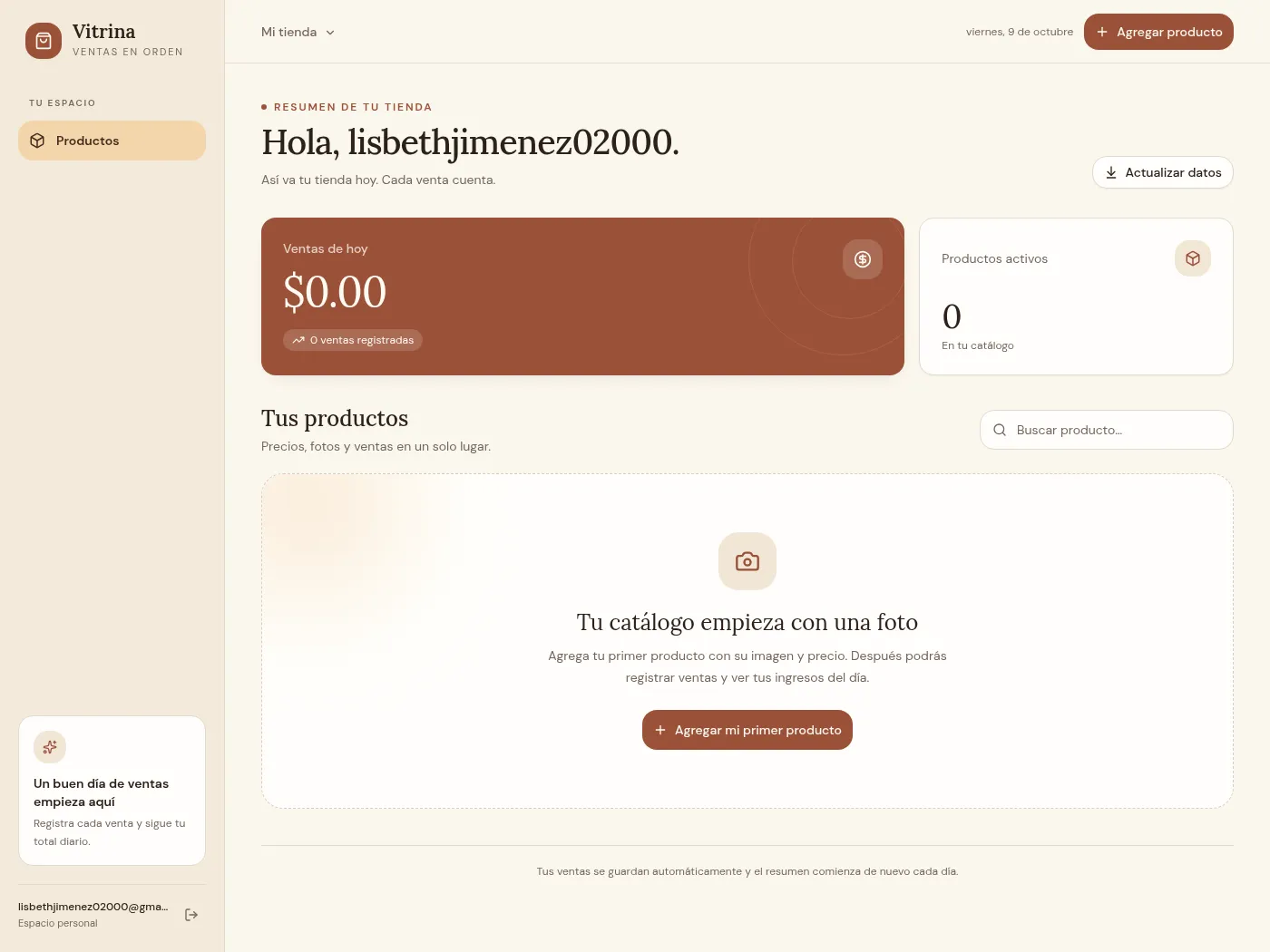 Gestión Visual de Productos