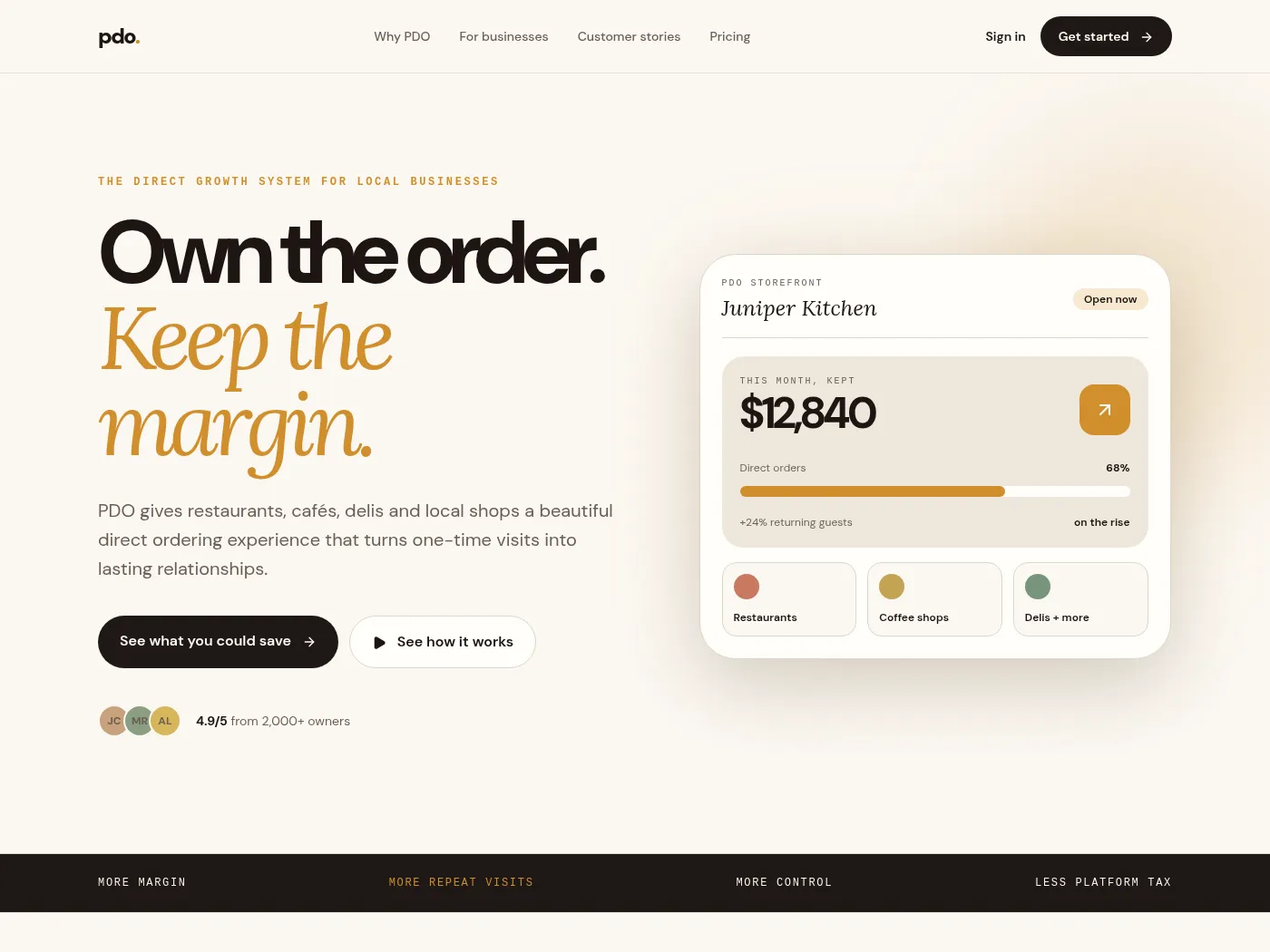 Dynamic Sales Landing Page
