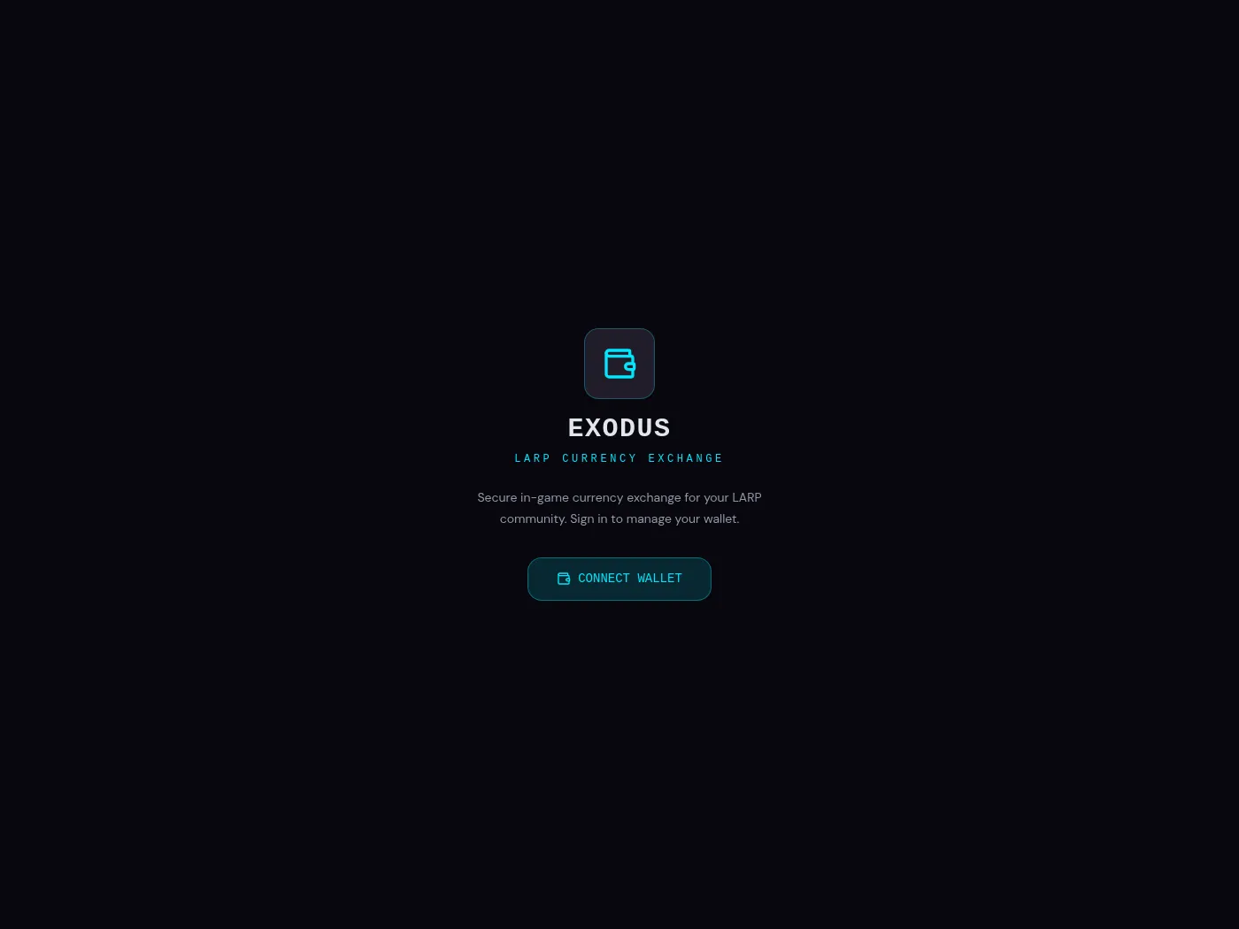 LARP Exodus Wallet