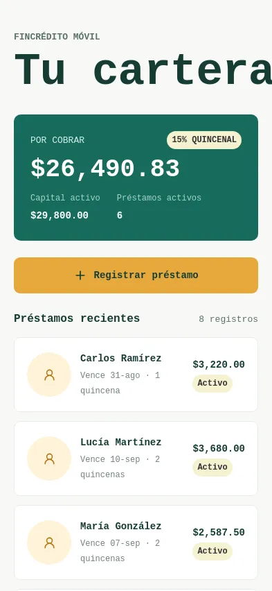 FinCrédito Móvil