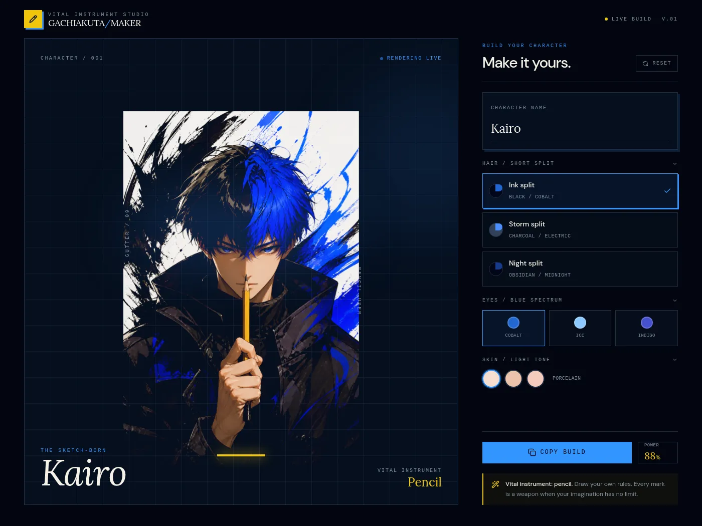 Gachiakuta Character Maker
