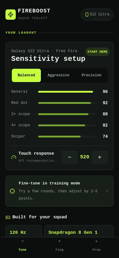 FireBoost Mobile Toolkit