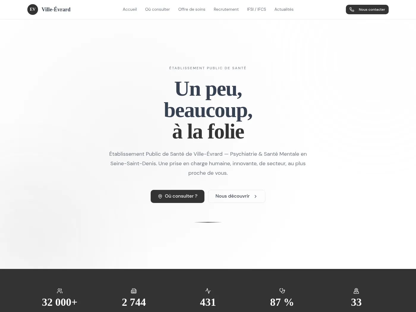 EPS Ville Evrard Accueil