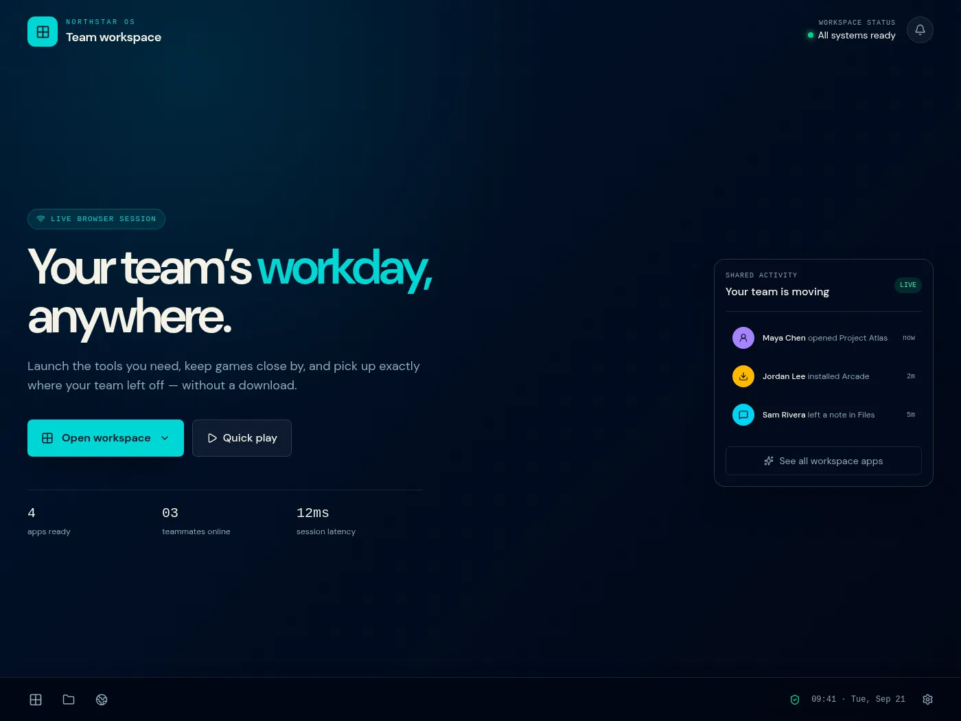 Win10 Web Workspace