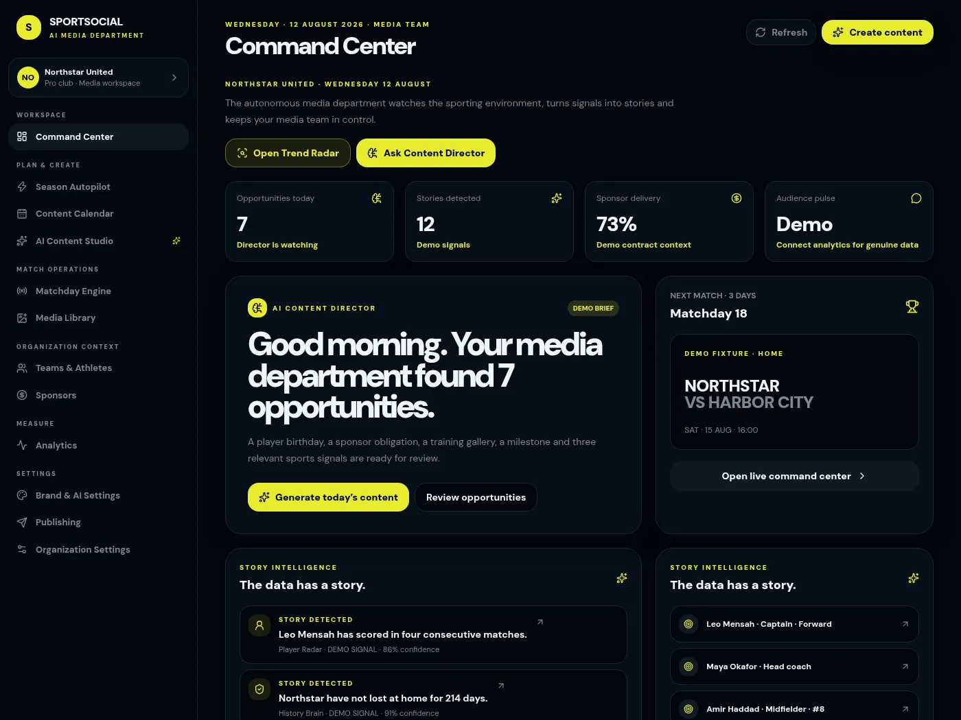 SportSocial Hub