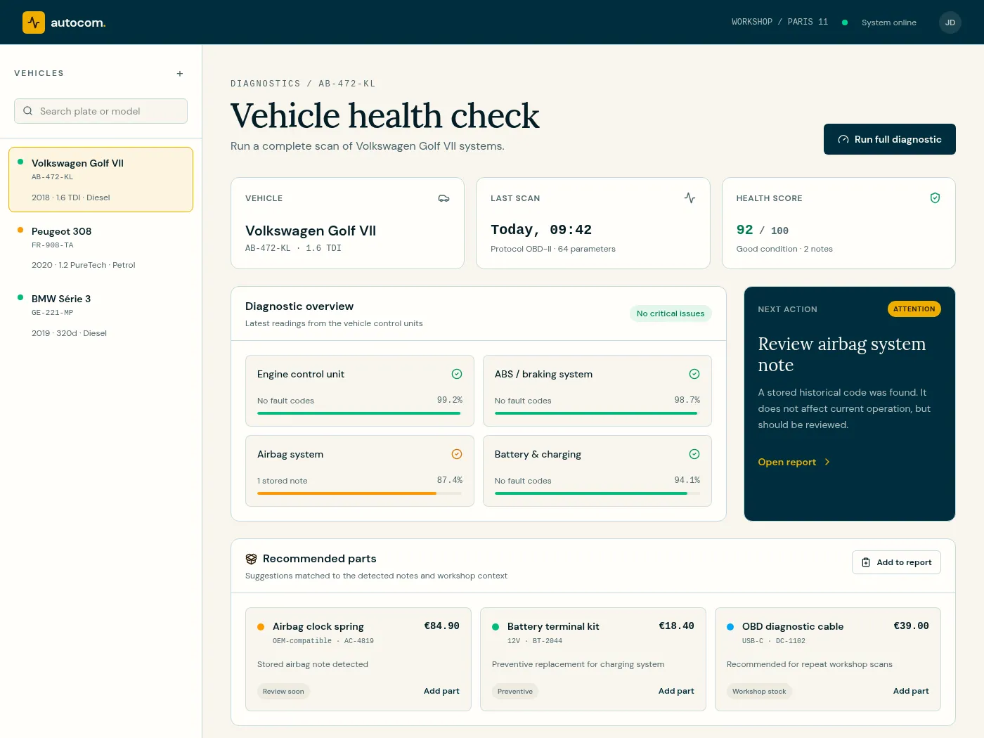 Autocom Clone App