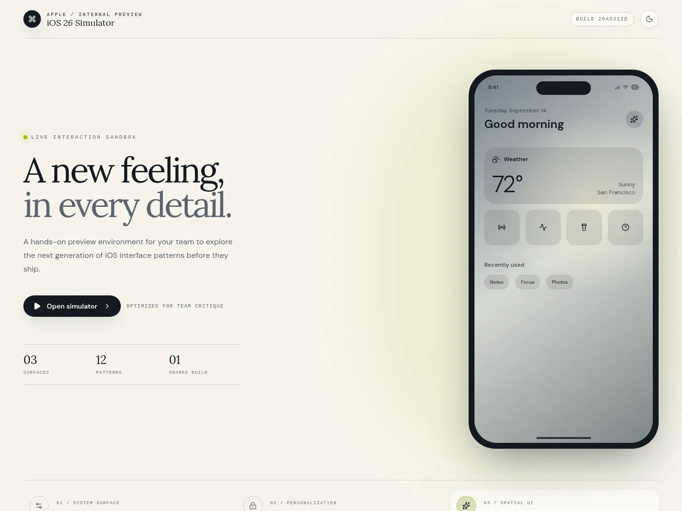 iOS 26 Simulator
