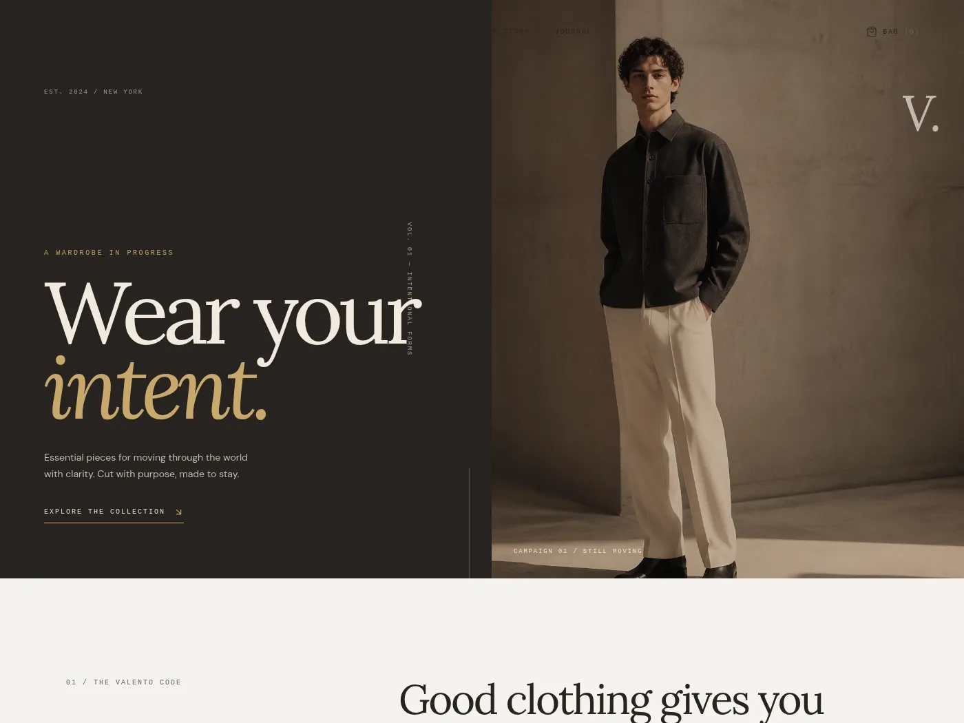 Valento Brand Site