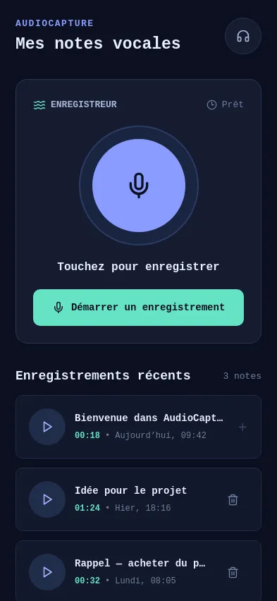 AudioCapture App