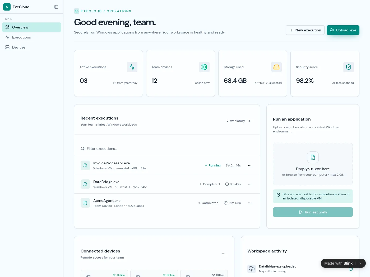 ExeCloud Platform