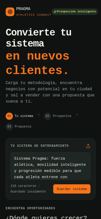 Pragma Athletics Connect