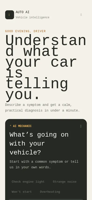 Auto AI Diagnose