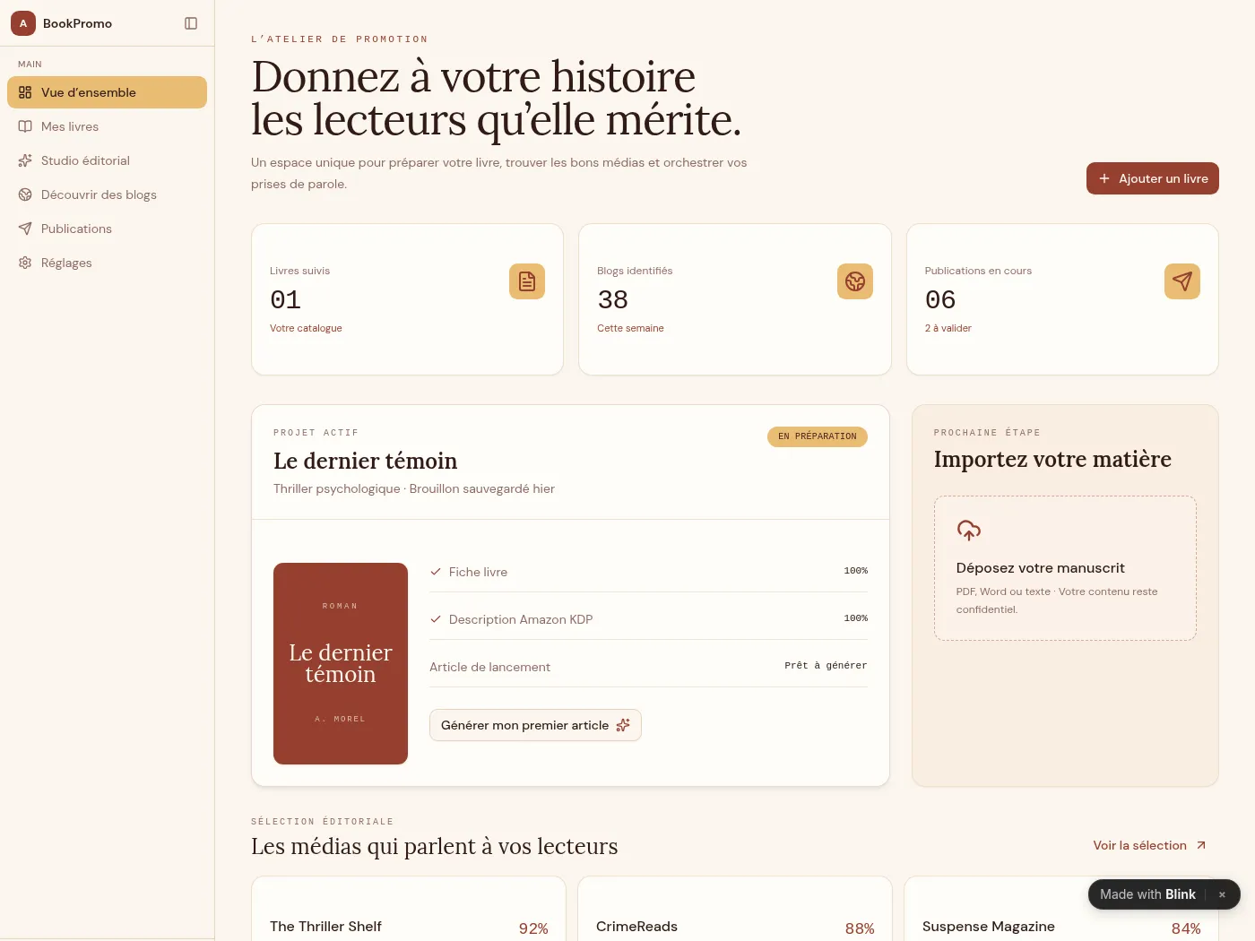 BookPromo SaaS
