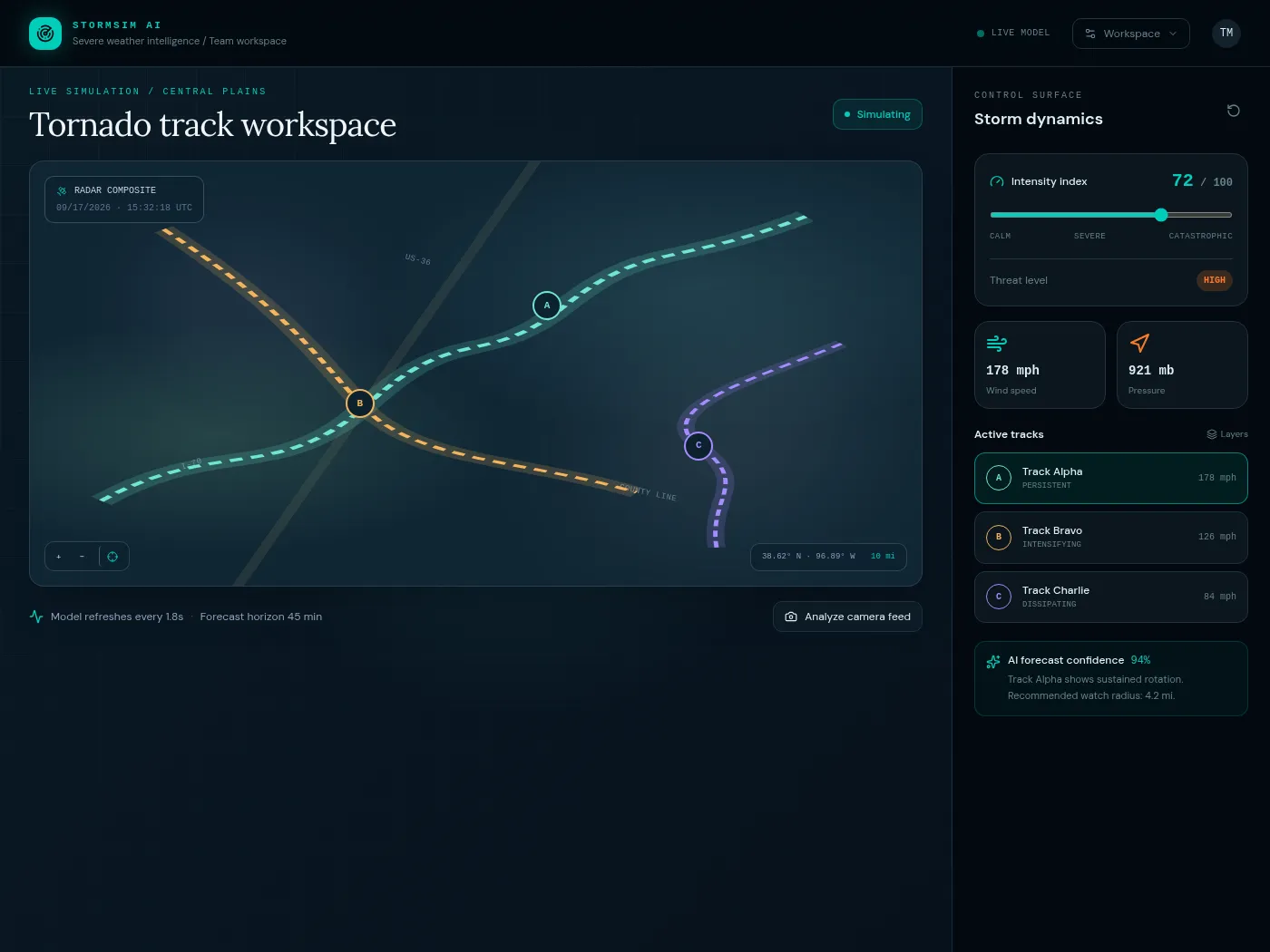 StormSim AI Map Visualizer