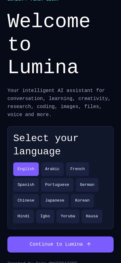 Lumina AI Mobile Suite