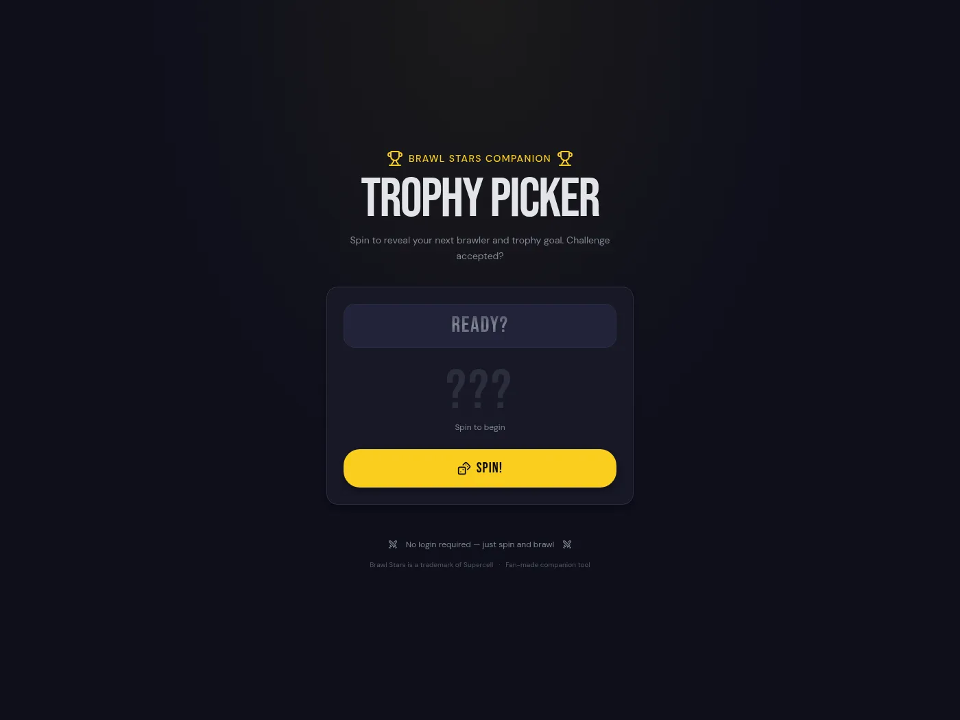 Brawler Trophy Picker