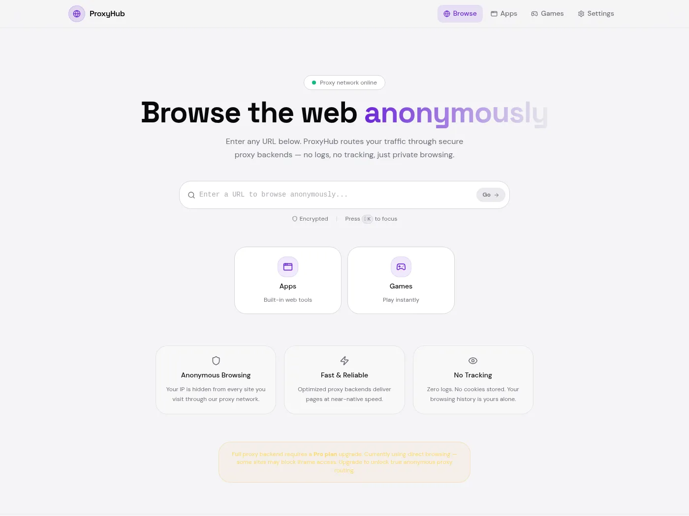 ProxyHub Portal