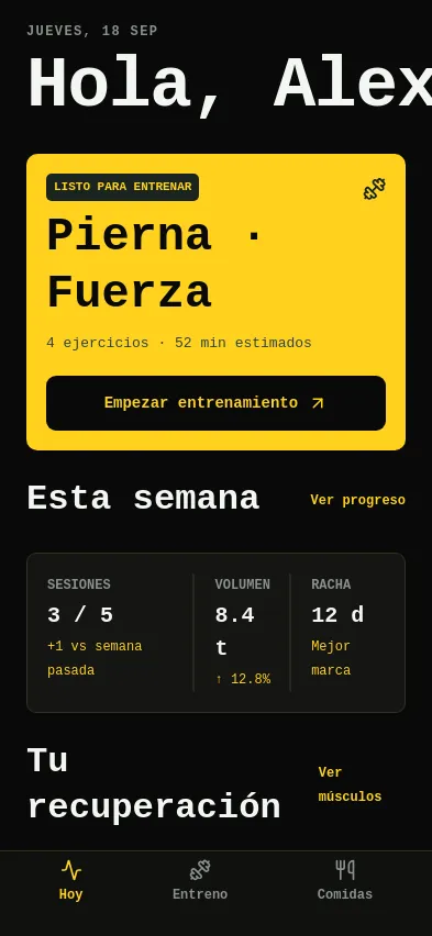 IronLog Fitness Tracker