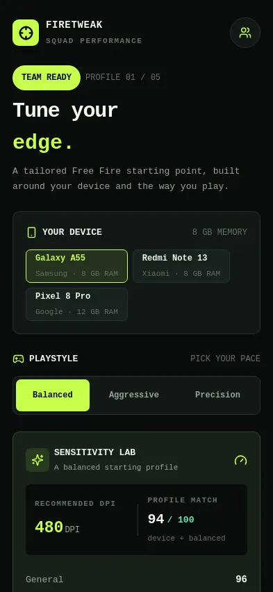 FireTweak Mobile Hub