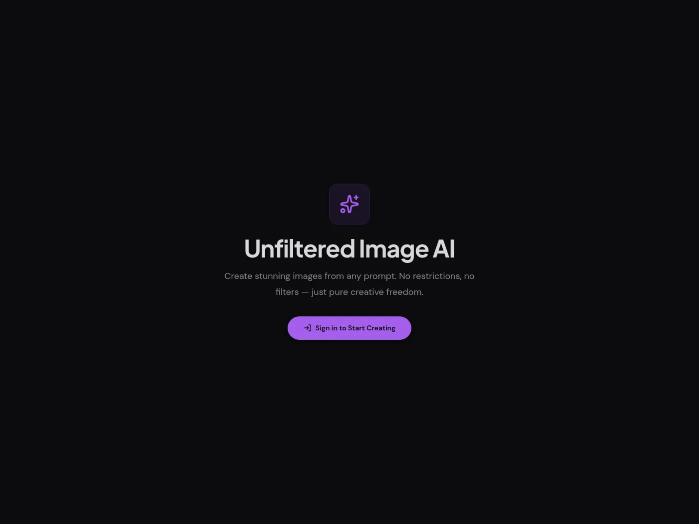 Unfiltered Image AI