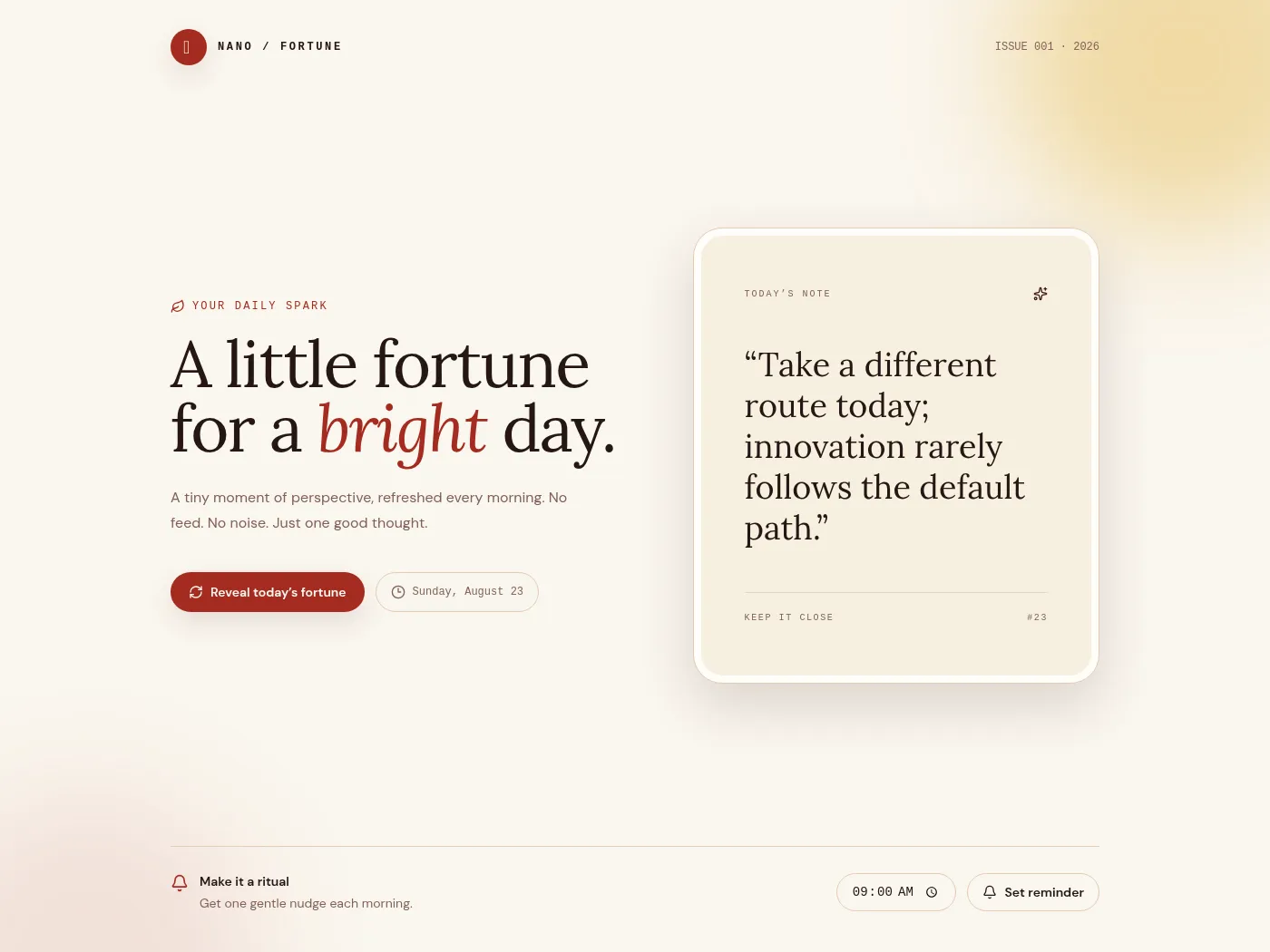 Nano Apple Fortune