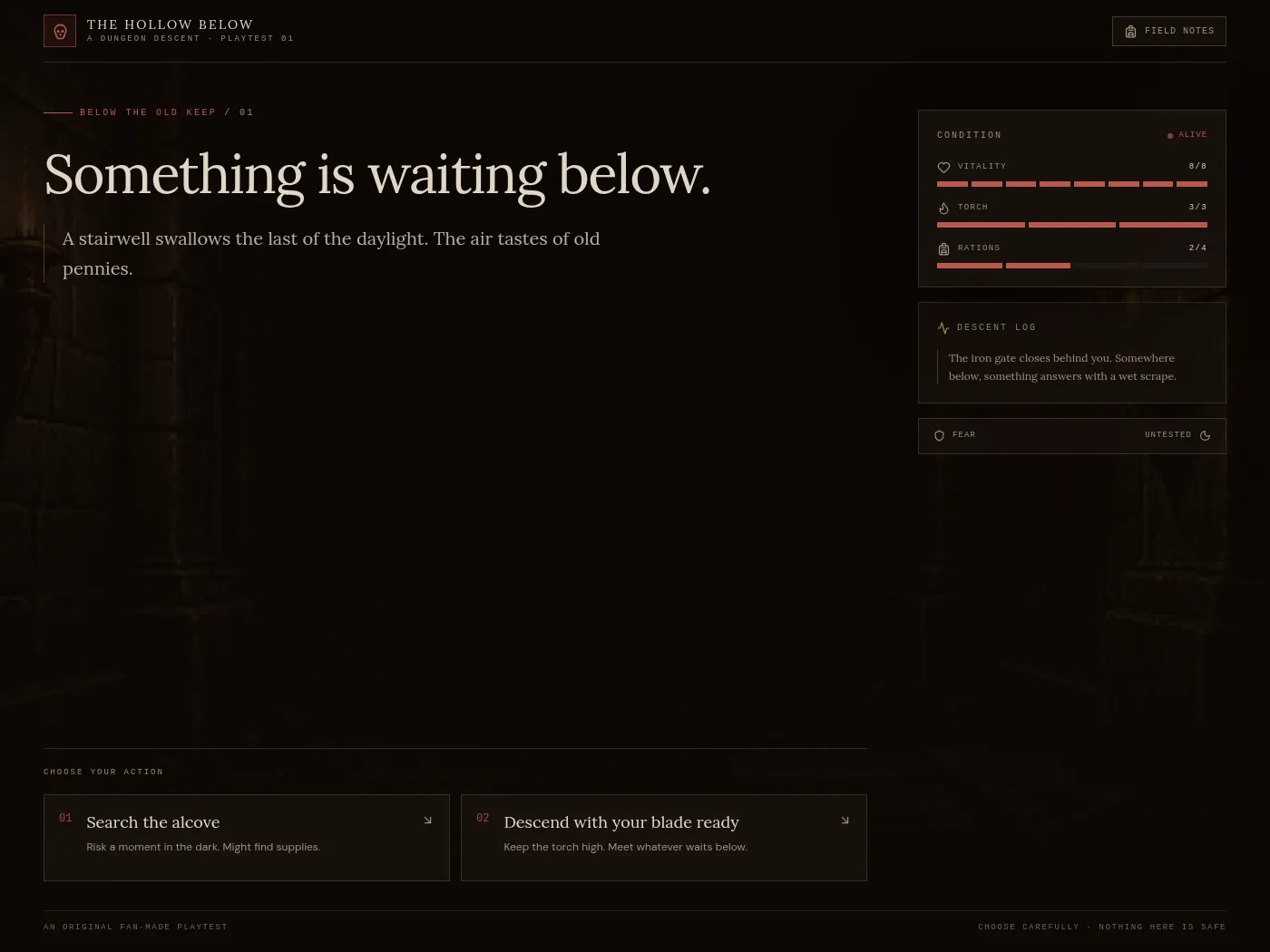 Fear & Hunger Web Remake