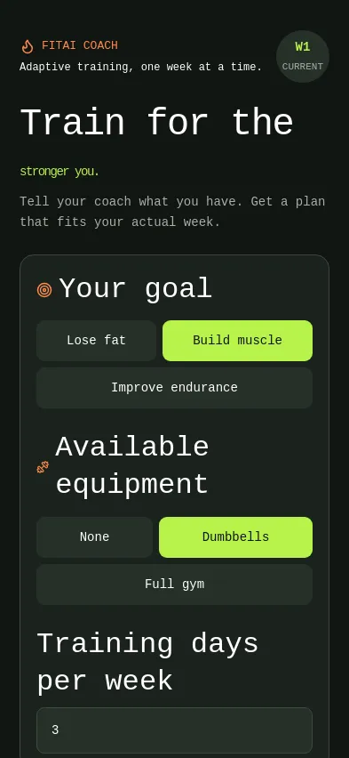 FitAI Workout Coach