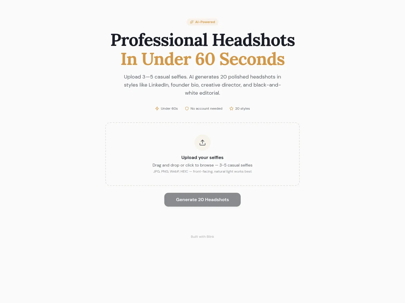Headshot AI Studio