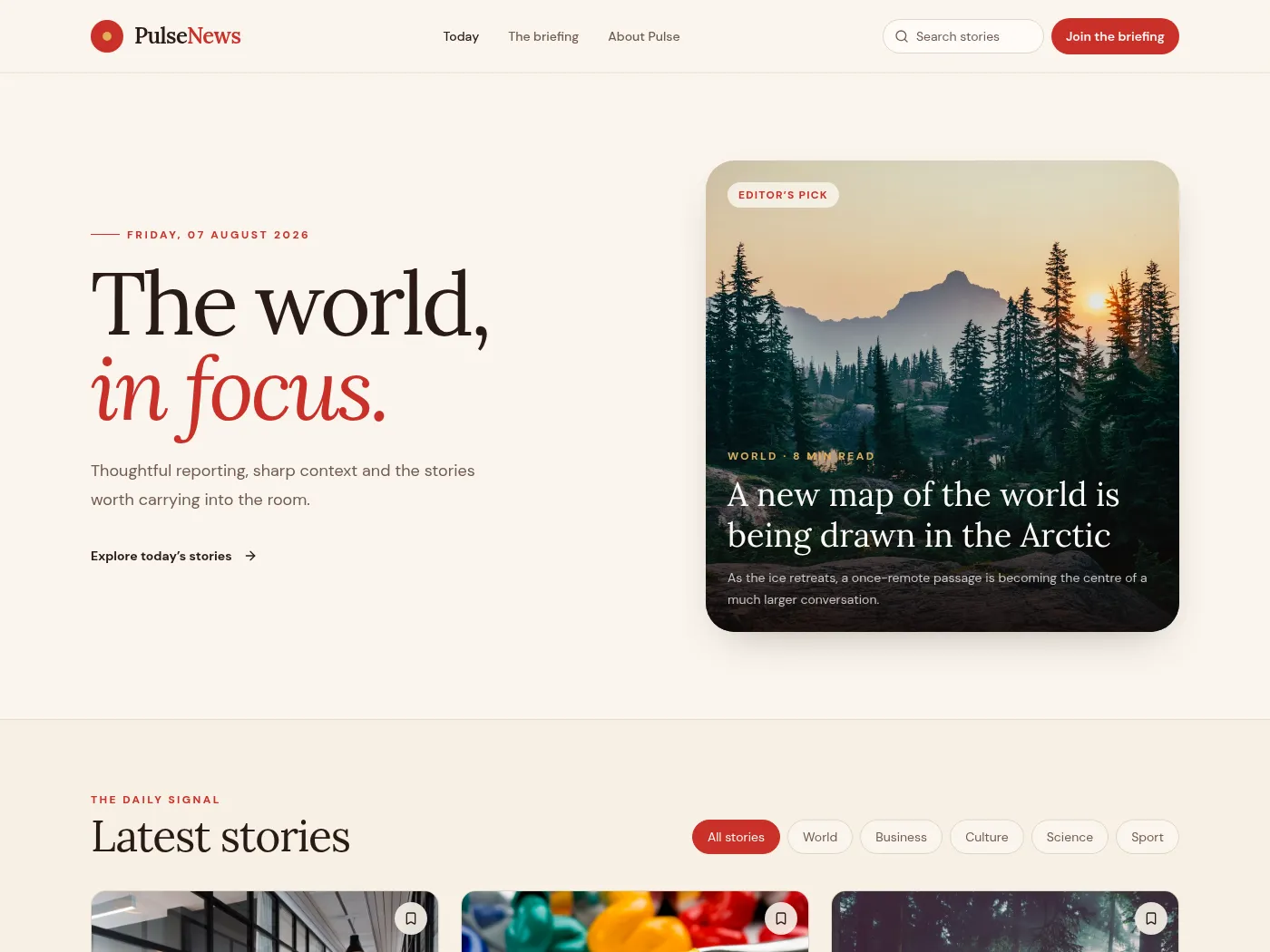PulseNews Portal