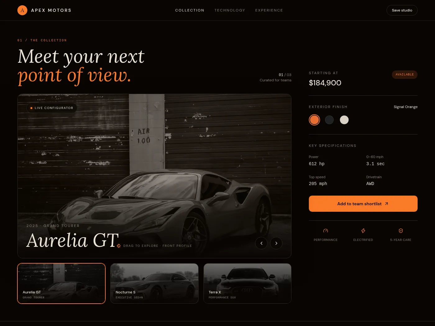 3D Car Showroom