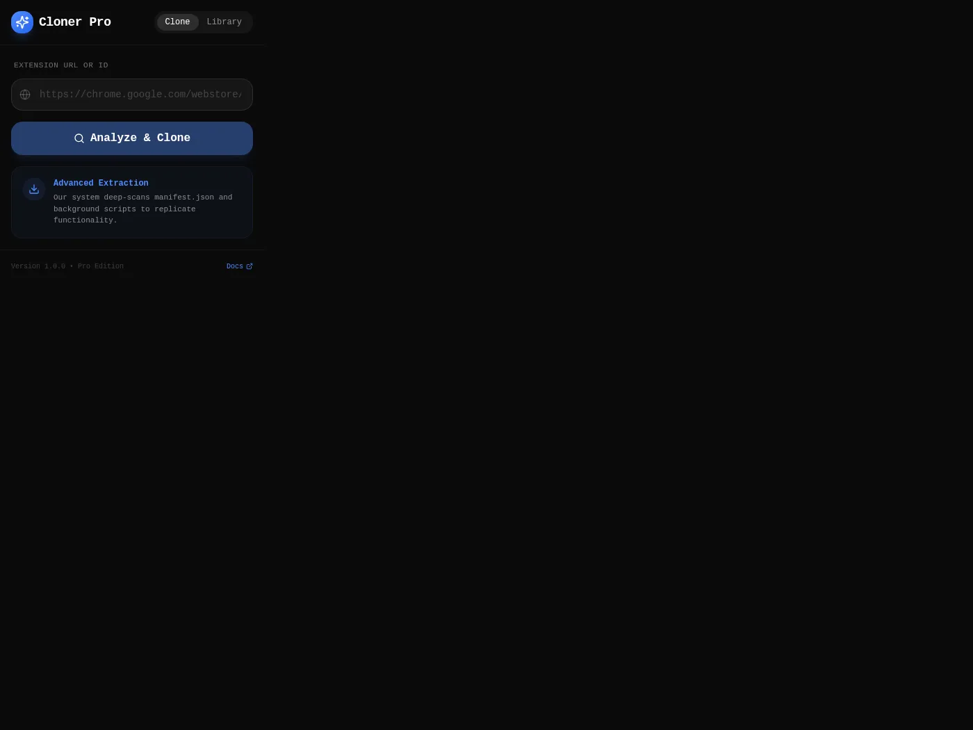 Extension Cloner Pro