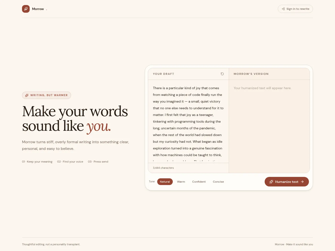 Text Humanizer Tool