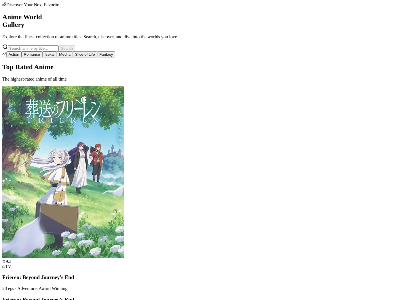 Anime World Gallery