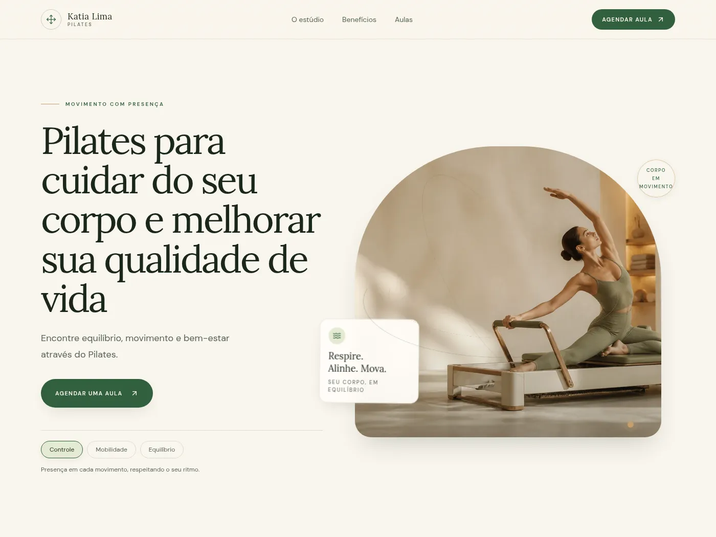 Katia Lima Pilates Site