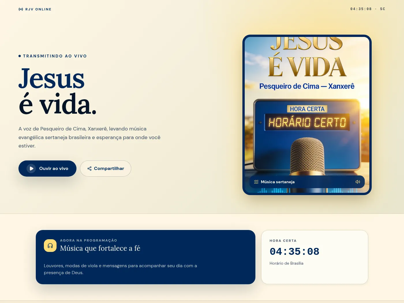 Rádio Jesus é Vida Online