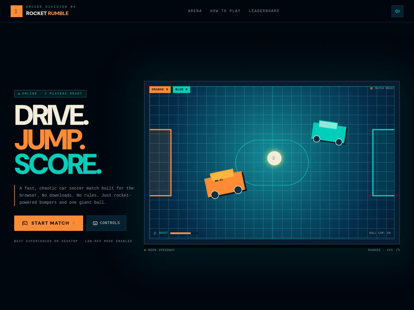 Retro Rocket League