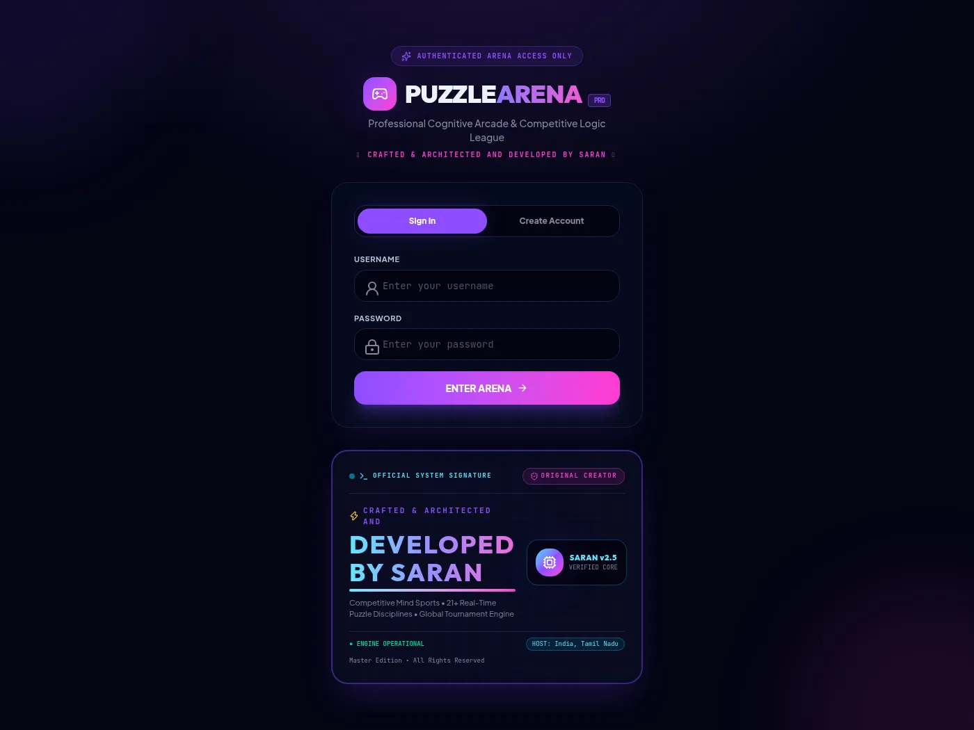 Puzzle Arena Web