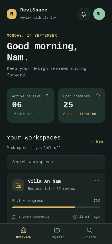 ReviSpace Mobile Hub